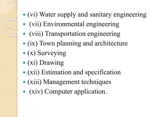 Scope of civil engineering,Role of civil Engineer in Society | PPTX ...