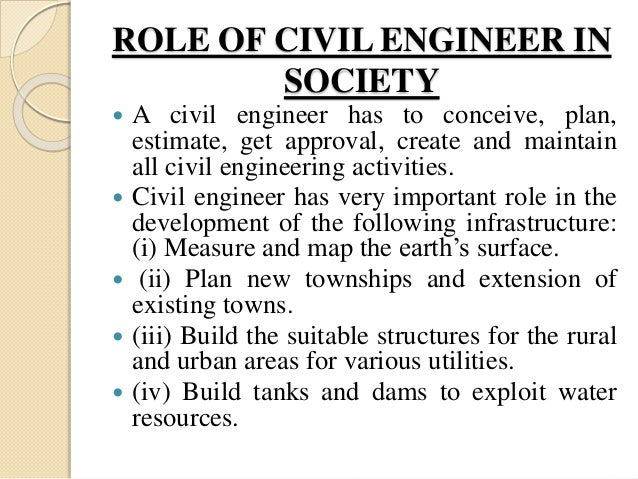 Scope of civil engineering,Role of civil Engineer in Society