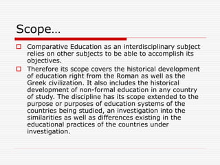 Scope of comparative education.ppt