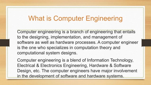Scope of Computer Engineering - Avantika University | PPT