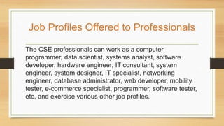 Scope of Computer Engineering - Avantika University | PPT