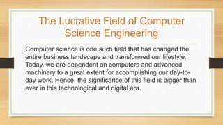 Scope of Computer Engineering after 4 Years - Avantika University | PPT