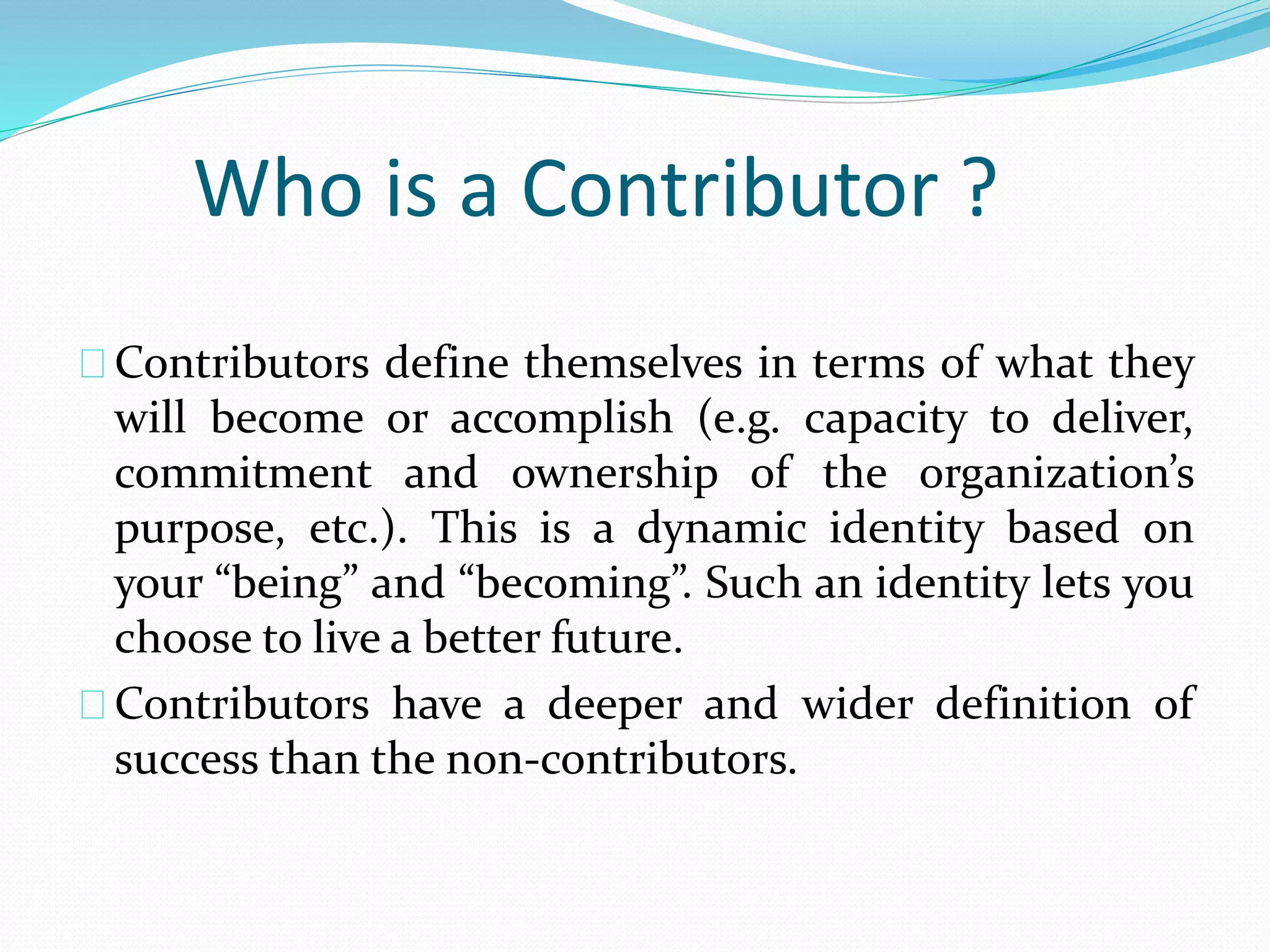Scope of contribution | PPTX