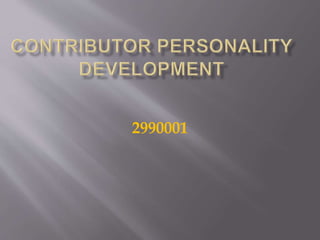 Scope of contribution | PPT