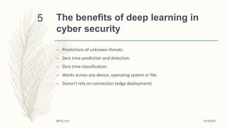 Scope of deep learning | PPT