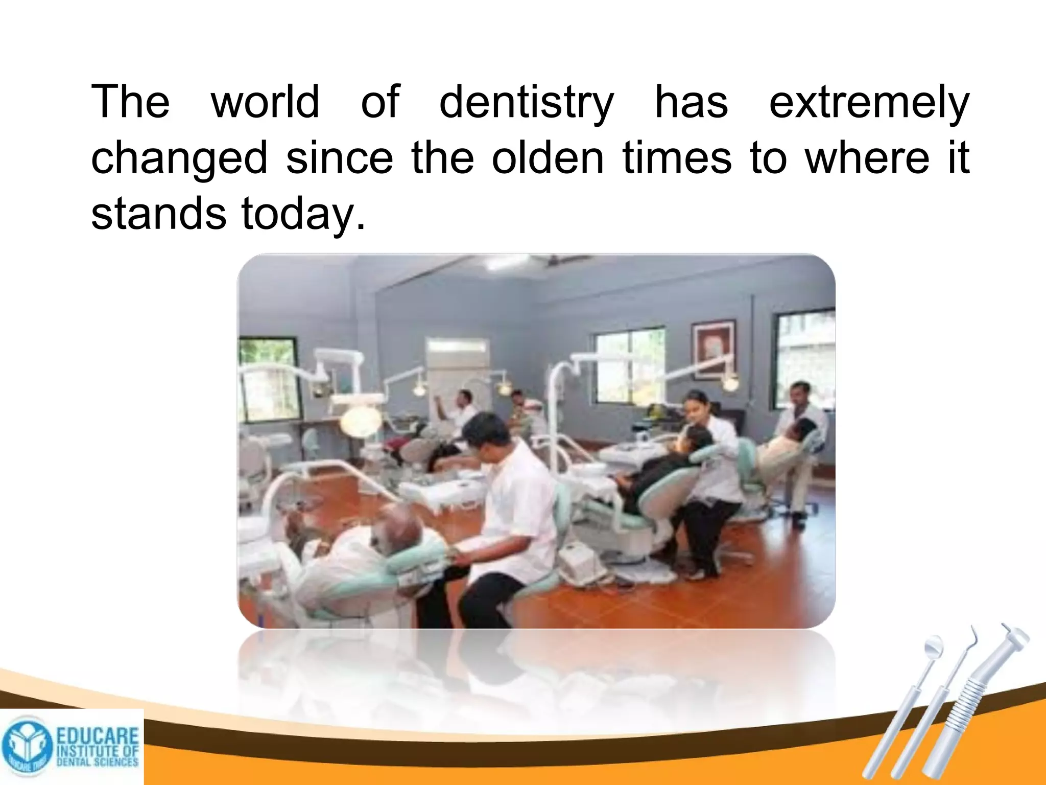 Scope of dental science | PPT