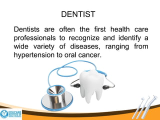 Scope of dental science | PPT