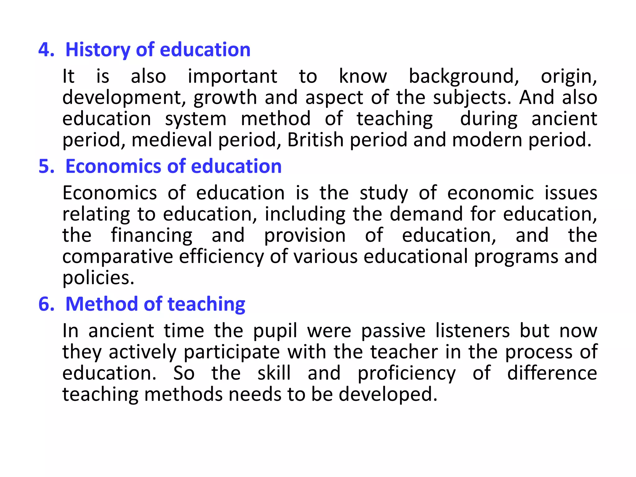 Scope of education | PPTX
