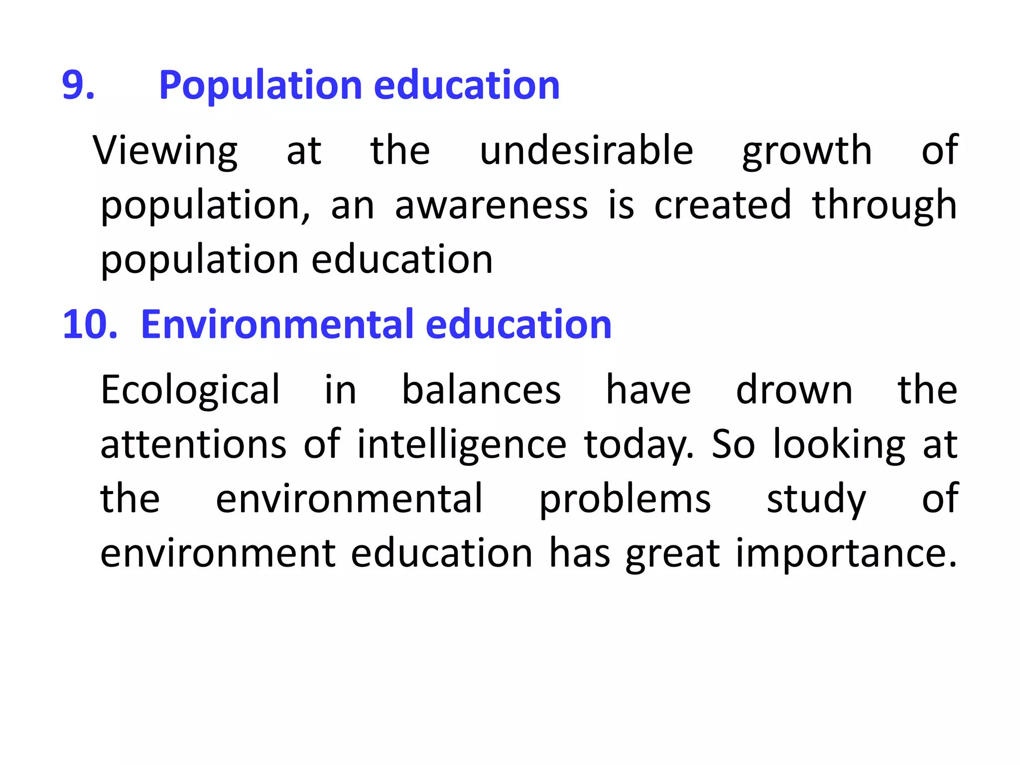 Scope of education | PPTX