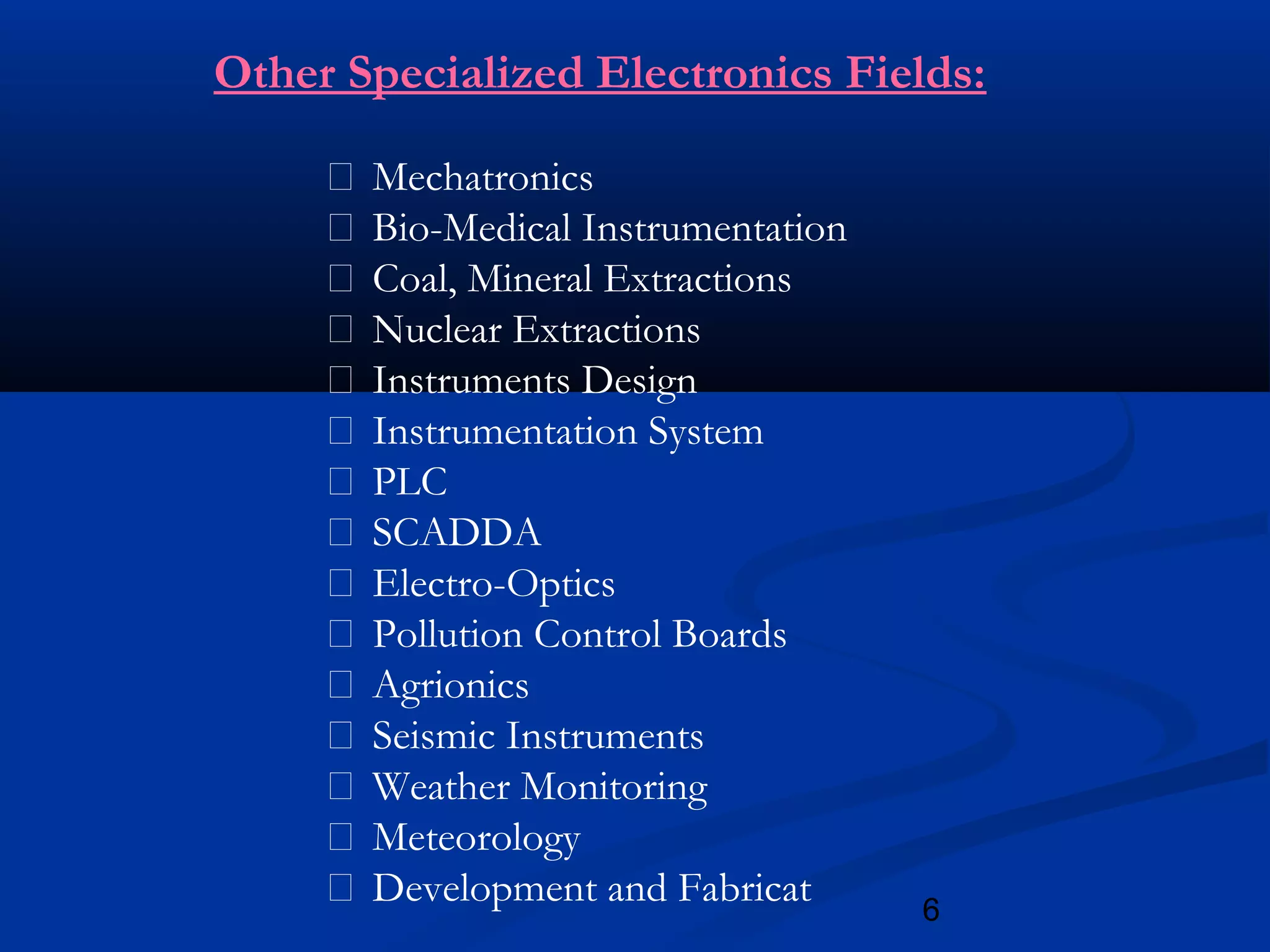 Scope of electronics engineering in india | PPT