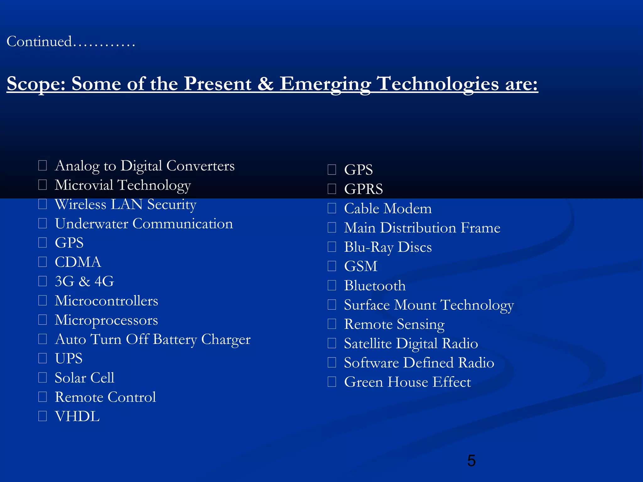 Scope of electronics and communication engineering | PPT