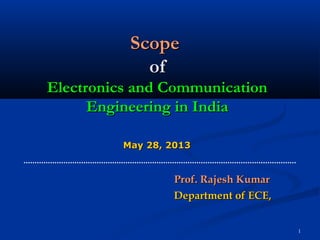 Scope of electronics and communication engineering in india.ppt
