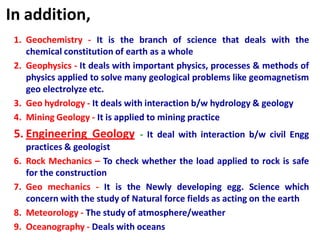 Scope of geology in engineering | PDF