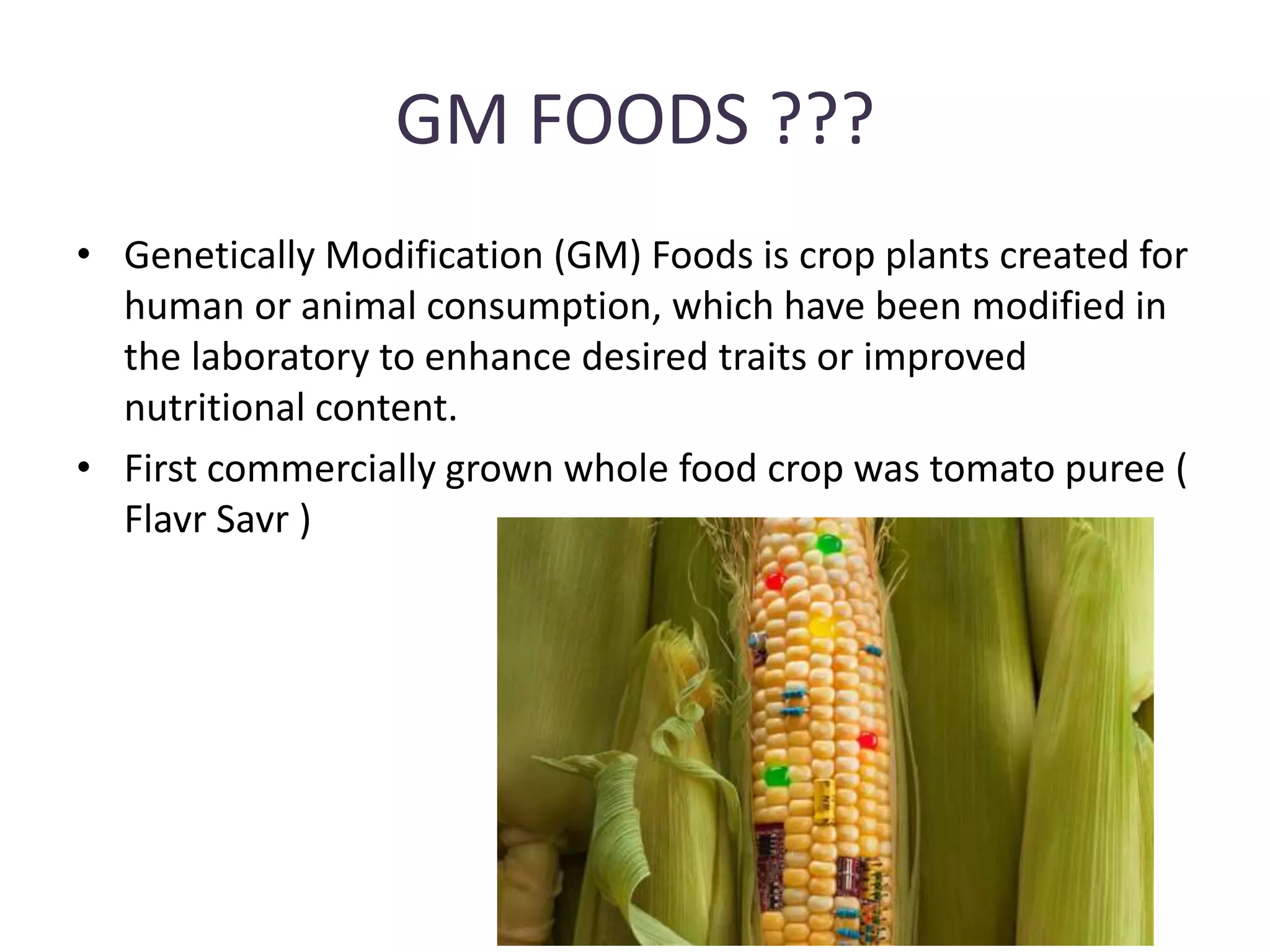 Scope of GM crops in india | PPTX