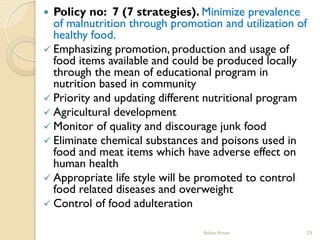 Scope of Health Promotion included in National Health Policy (NHP) 2071 ...