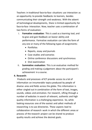 Scope of ict in education | DOCX