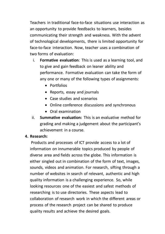 Scope of ict in education | DOCX