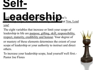 Scope of leadership | PPTX