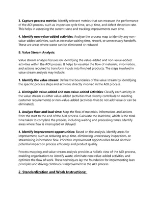 Scope of lean process in AOI (Automatic optical inspection ).pdf ...