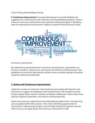 Scope of lean process in AOI (Automatic optical inspection ).pdf | Business | Business and Finance