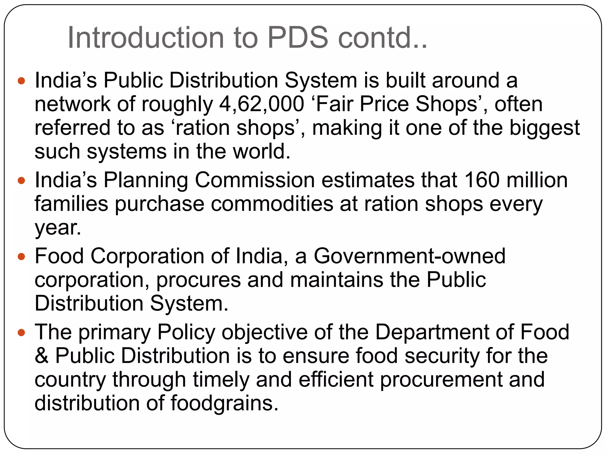 Public Distribution System | PPTX