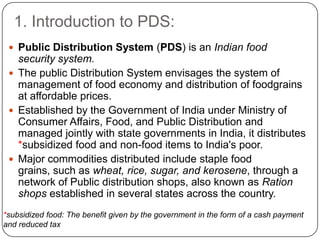 Public Distribution System | PPTX
