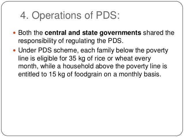 Public Distribution System