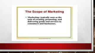 Scope of marketing | PPTX