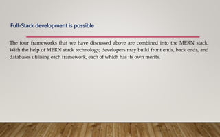 Scope of MERN stack development in future | PPTX | Web Development ...