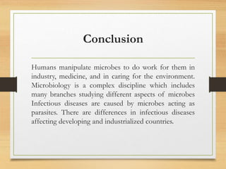 Scope of microbiology in different field | PPT