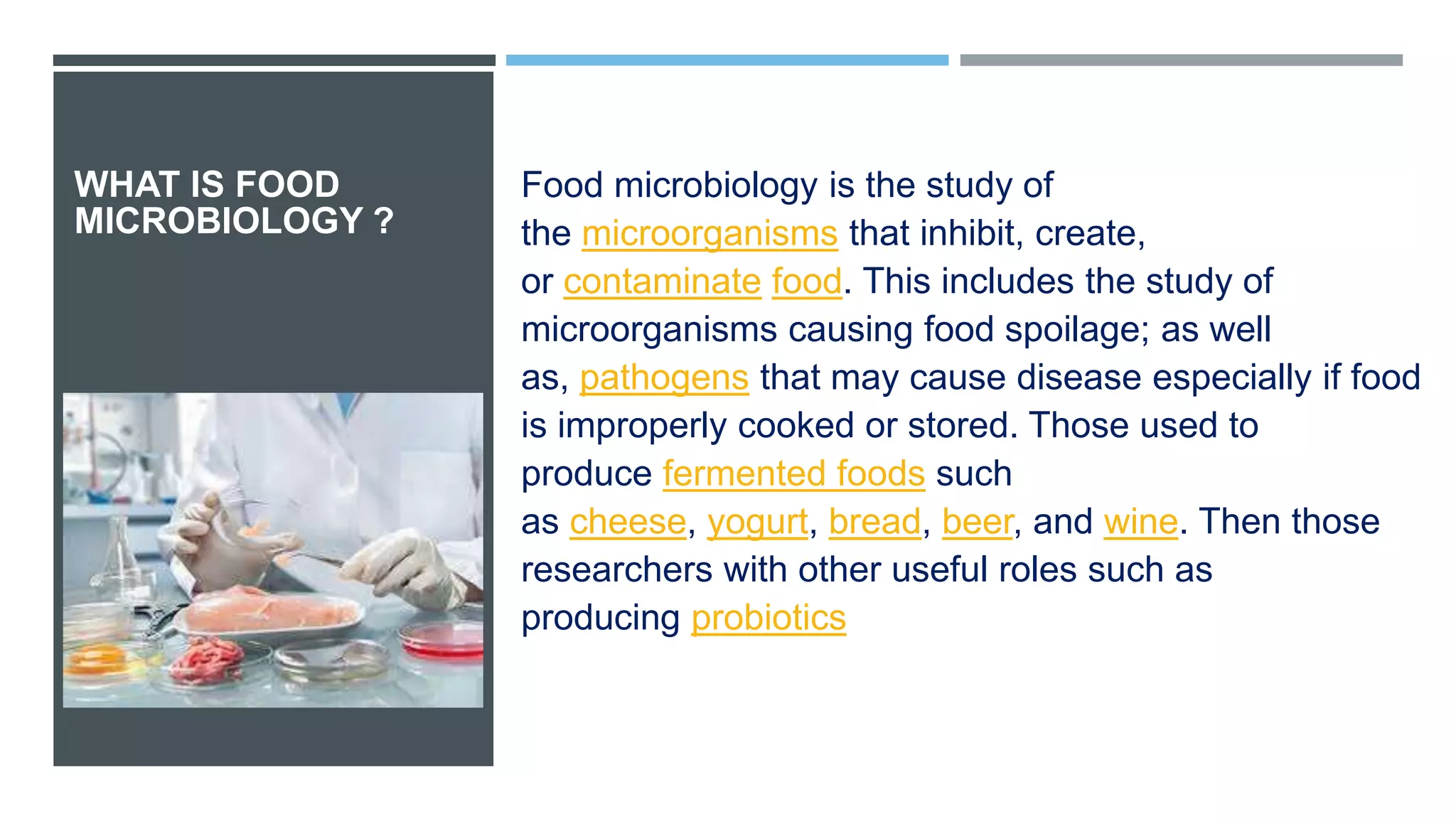 Scope of microbiology | PPTX