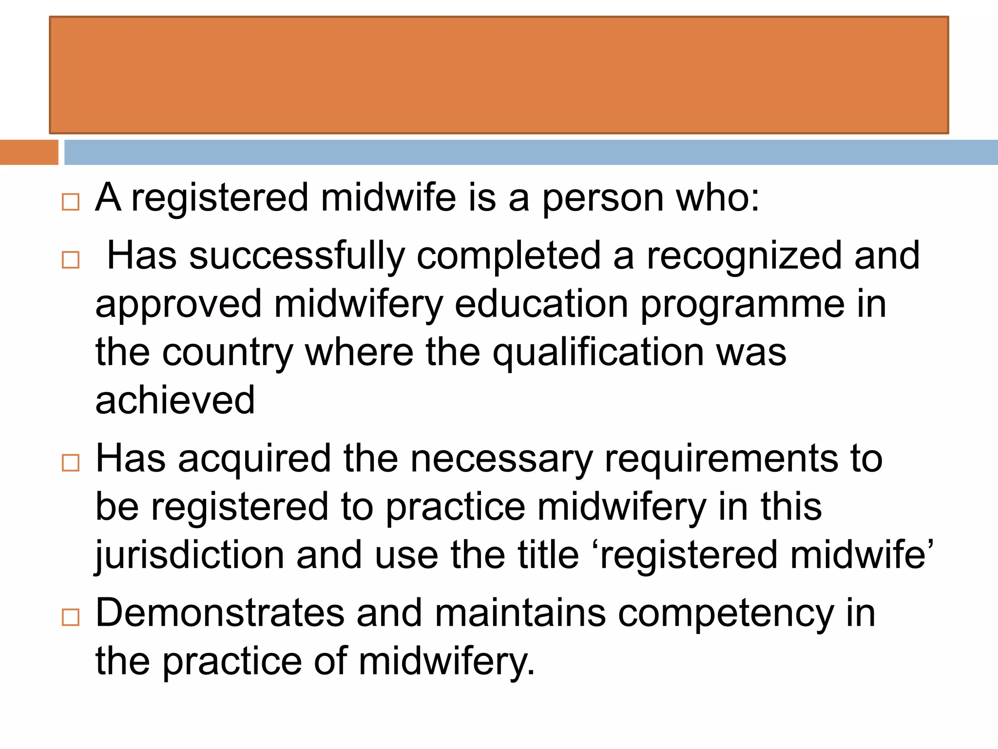 Scope of midwife | PPTX