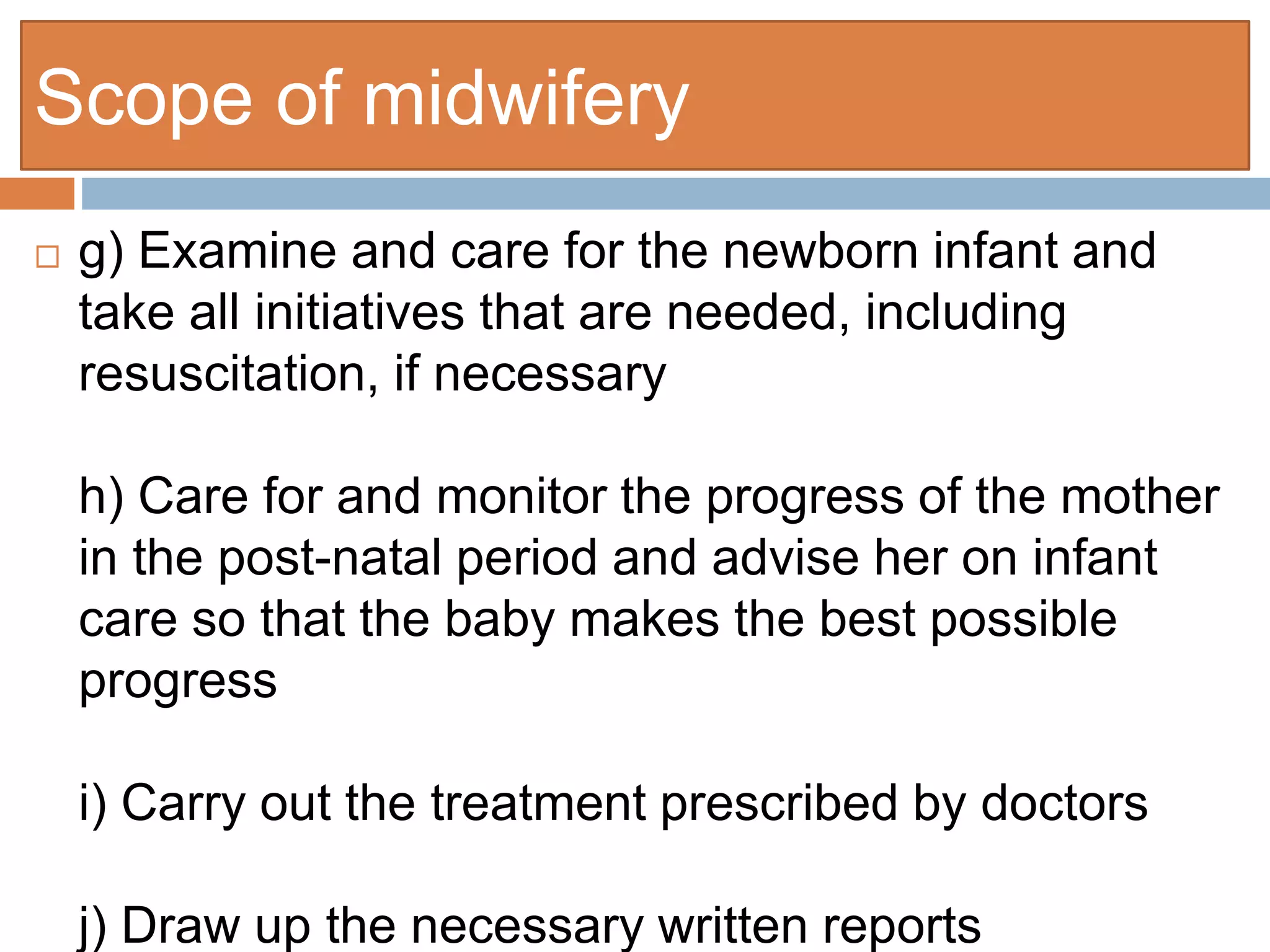 Scope of midwife | PPTX
