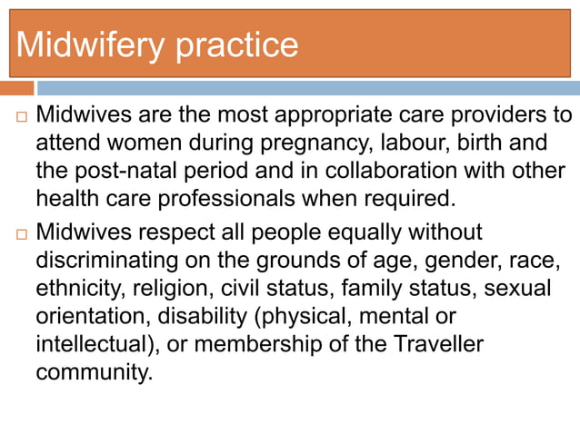 Scope of midwife | PPTX | Pregnancy | Reproductive Health