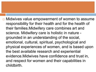 Scope of midwife | PPTX