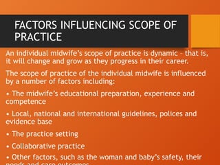 Scope of Midwife (Incomplete).pptx ajka al | PPTX
