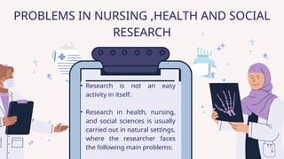 Scope of Nursing Research and problems.pptx
