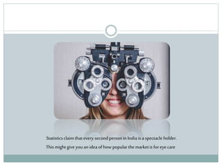 Scope of optometry courses | PPTX