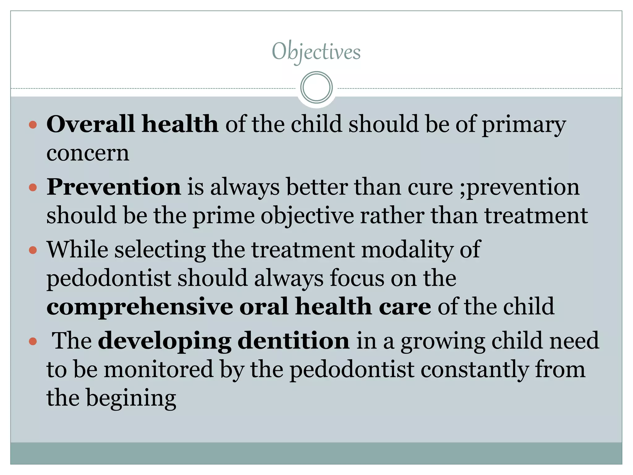 Scope of pedodontics | PPTX