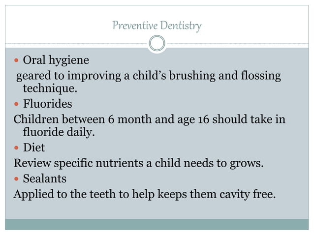 Scope of pedodontics | PPTX