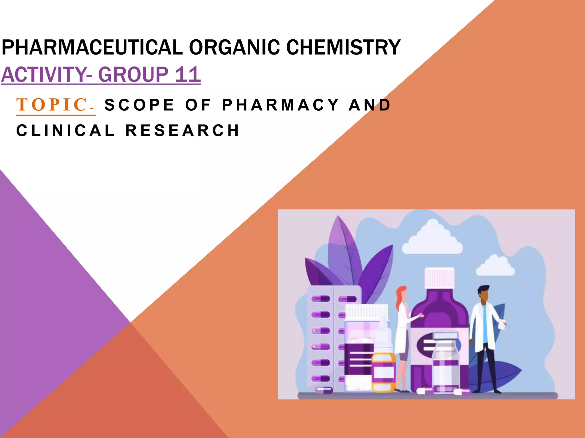 Scope of Pharmacy and Clinical Research | PPT