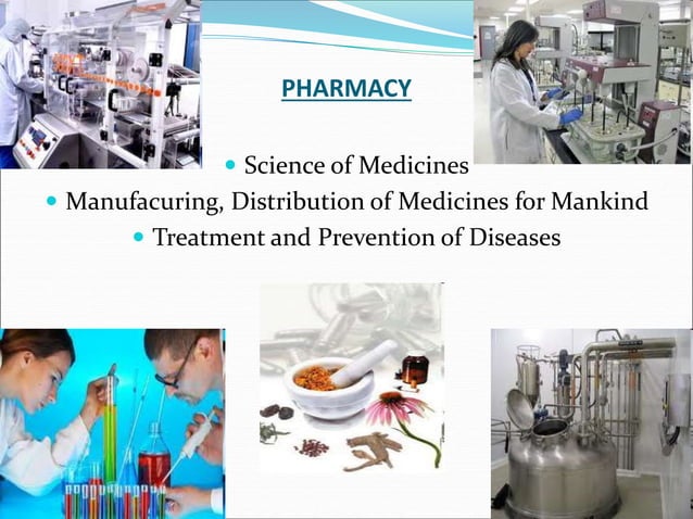 Scope of pharmacy ppt | PPTX