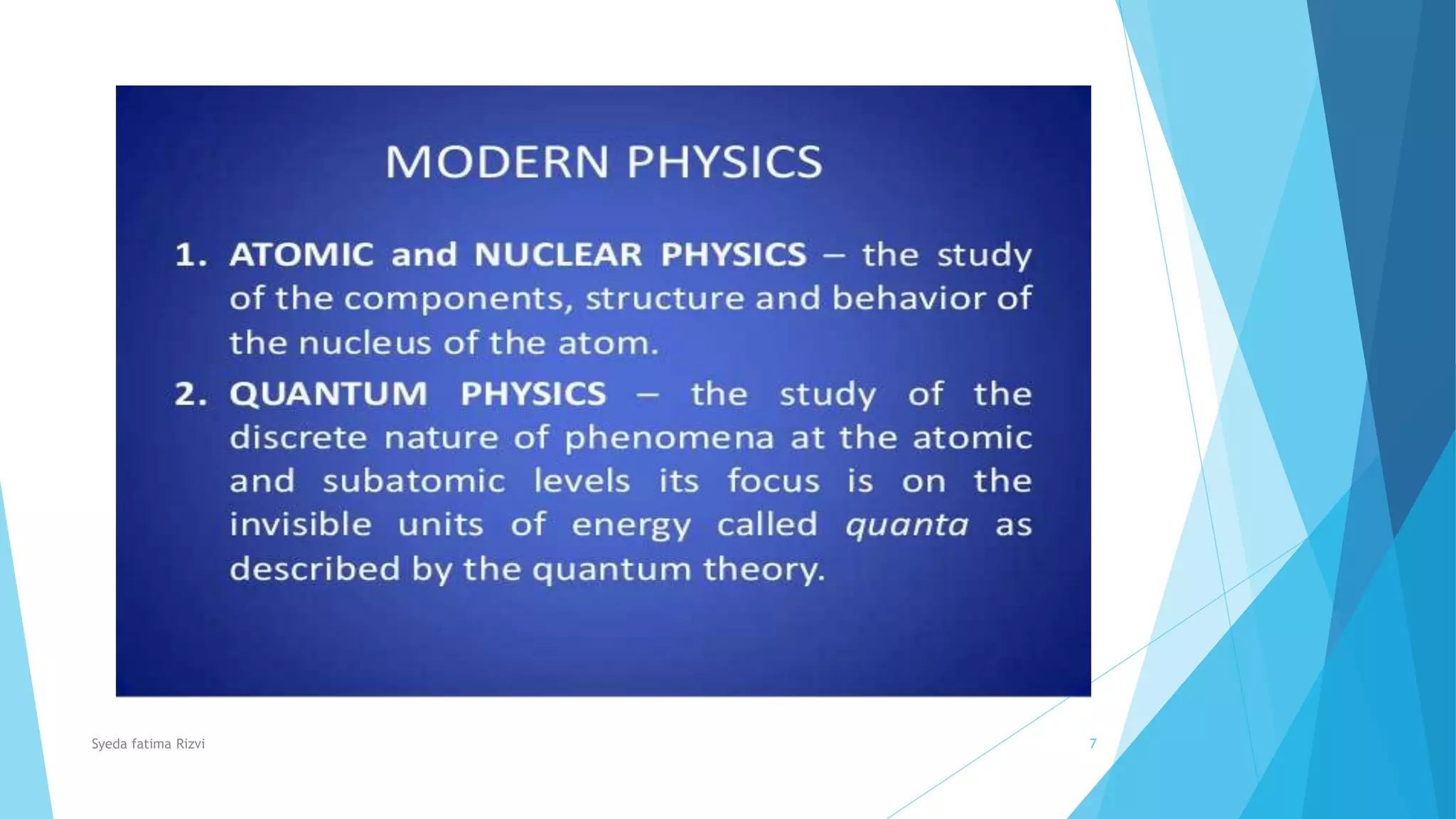 Scope of physics | PPTX
