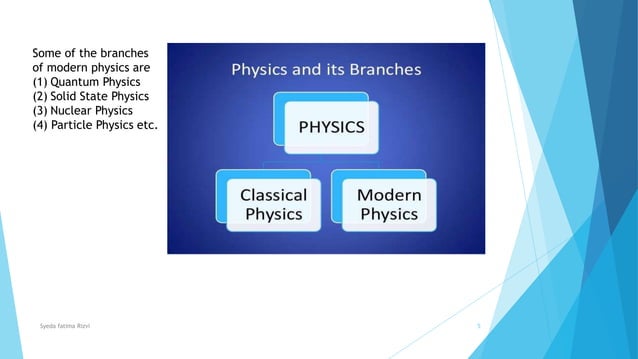 Scope of physics | PPTX | Physics | Science