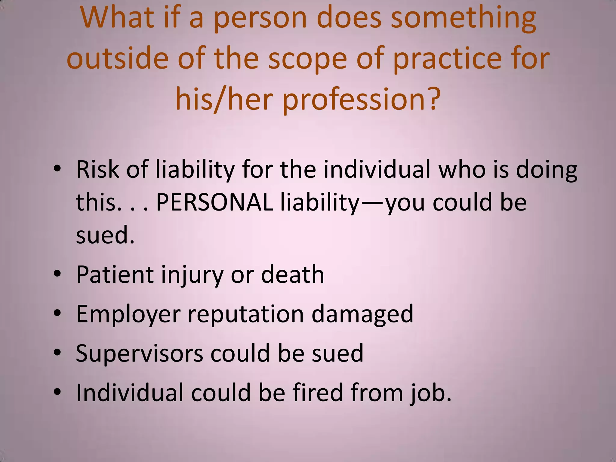 Scope of practice | PPT