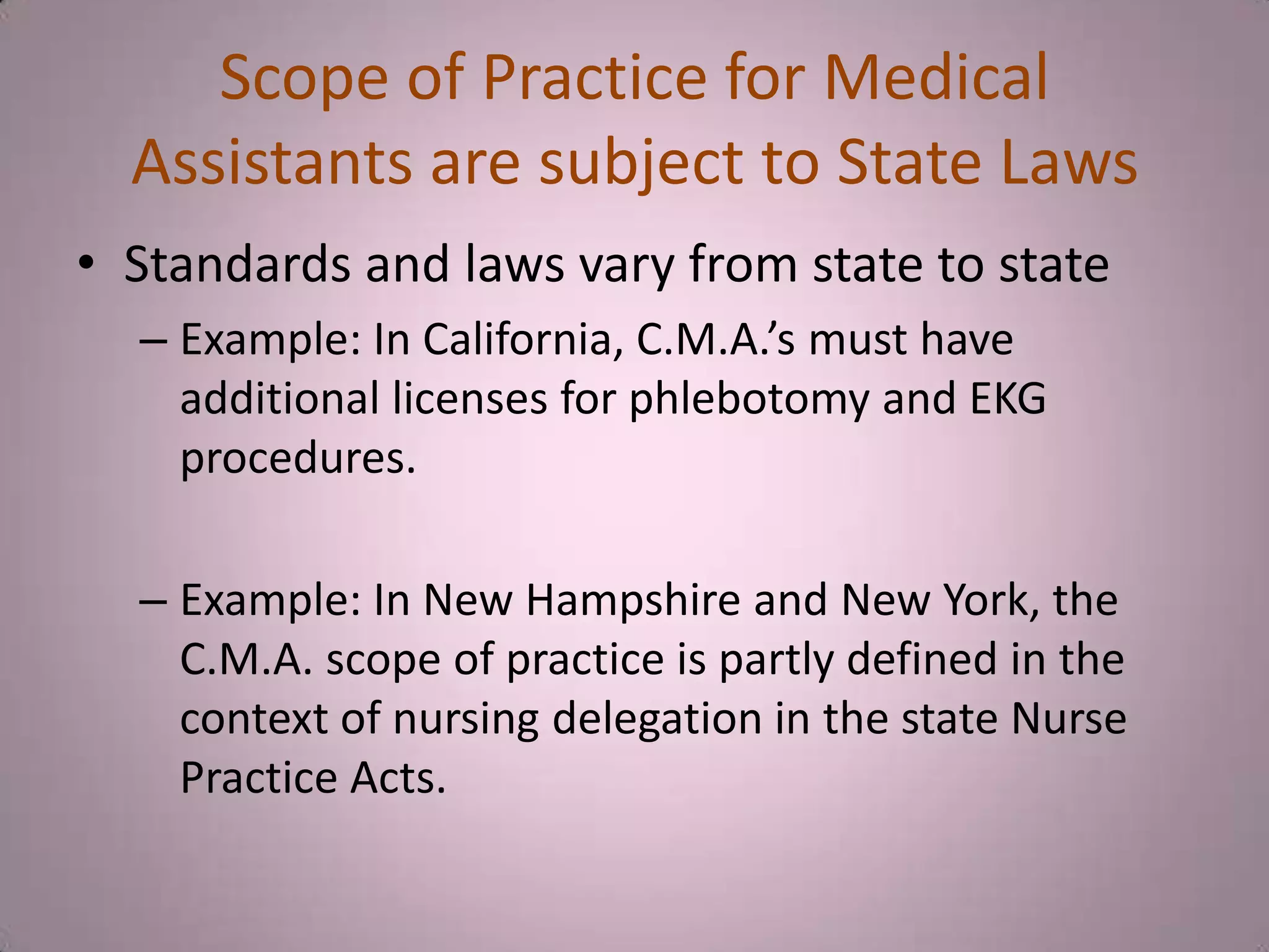 Scope of practice | PPTX