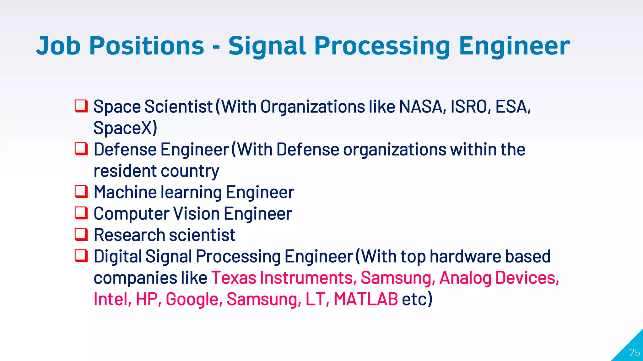 Scope of signals and systems | PPT