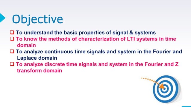Scope of signals and systems | PPT