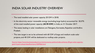Scope of solar industry in india | PDF | Power and Energy Industry ...