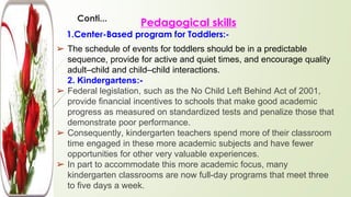 Scope of teacher education at pre primary level by Mudasir Amin | PPTX